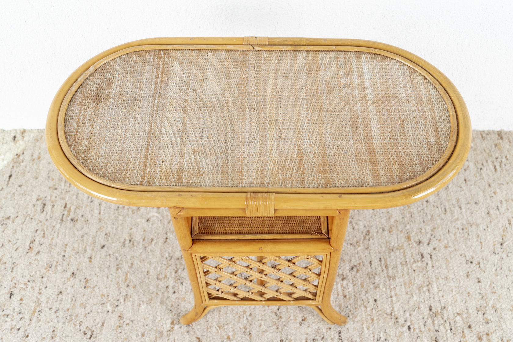 Vintage Boho Esstisch Beistelltisch Ablage Tisch Blumentisch Bambus Ra – Renz and Friends